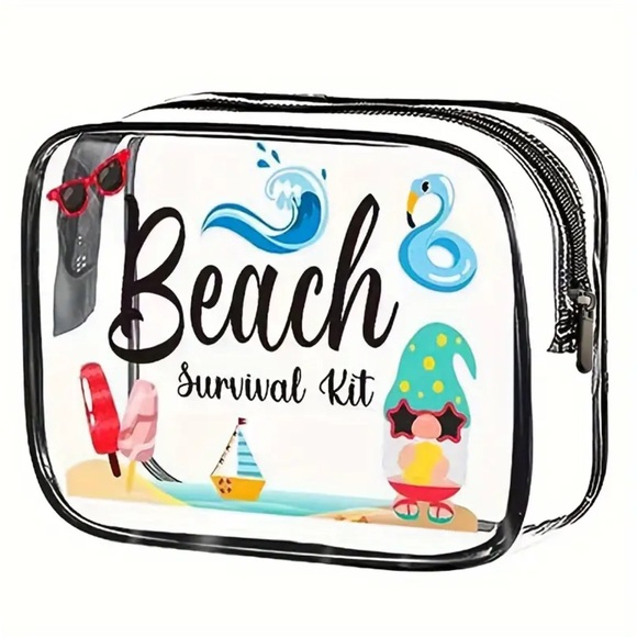 Bags | Clear Beach Survival Kit Bag | Poshmark
